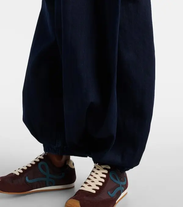Loewe Draped Wide-leg Jeans