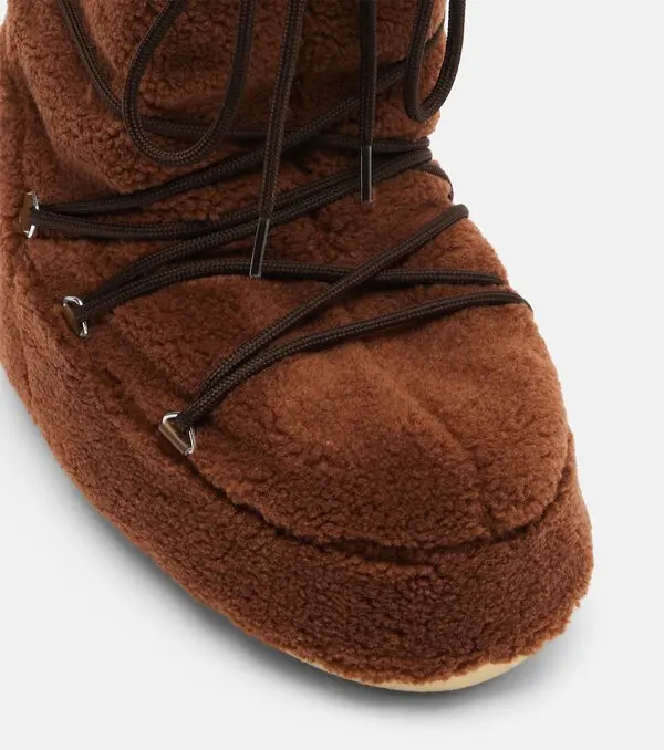 Moon Boot Icon Fleece Knee-high Snow Boots - Brown