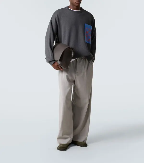 Loewe Anagram Cotton-blend Sweater
