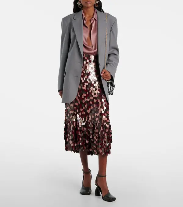 Dries Van Noten Wool-blend Single-breasted Blazer