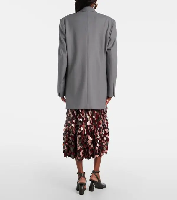 Dries Van Noten Wool-blend Single-breasted Blazer