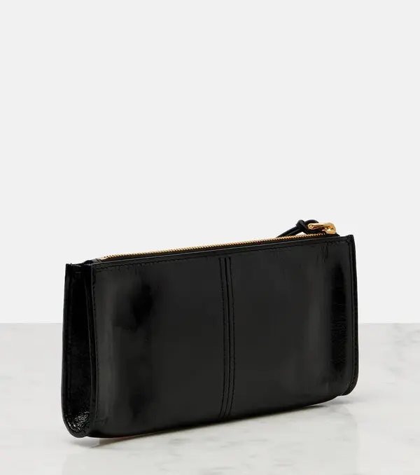 Prada Leather Pouch With Logo