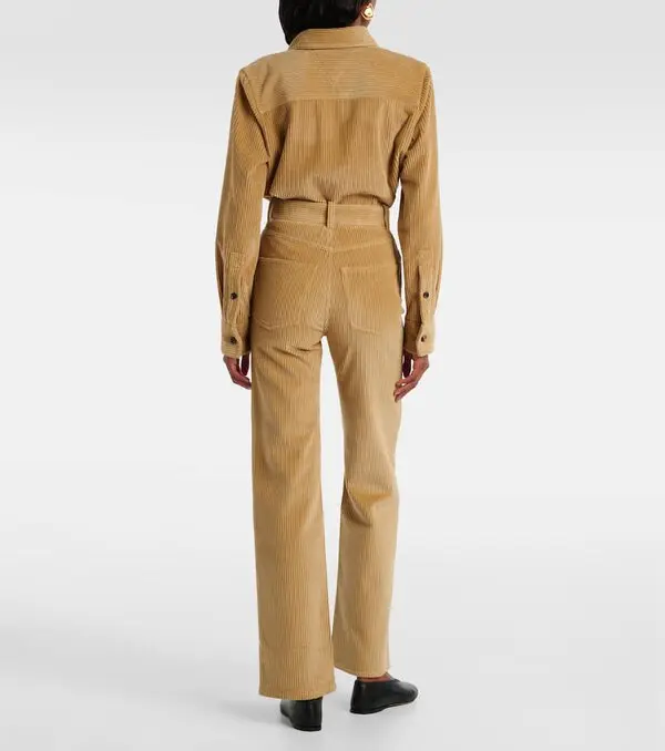 Bottega Veneta Cotton Corduroy Flared Pants