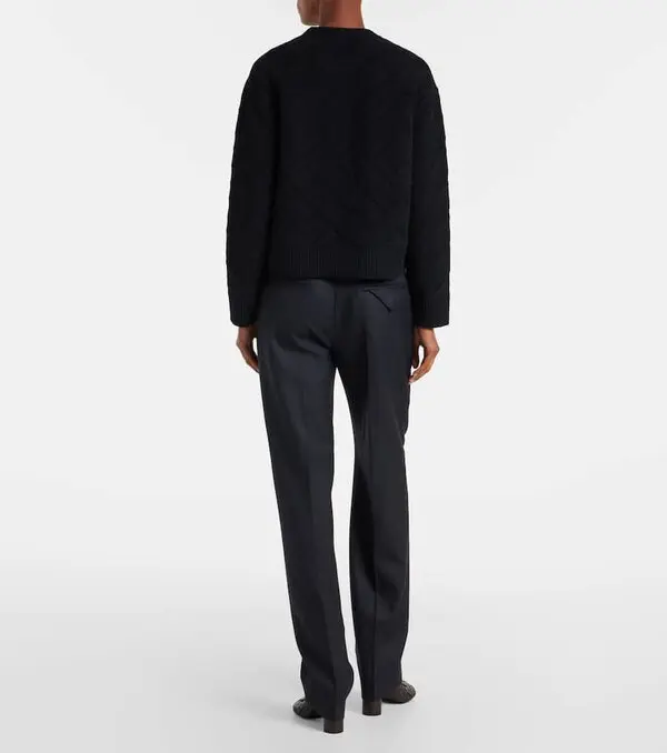 Bottega Veneta Intreccio Wool-blend Sweater