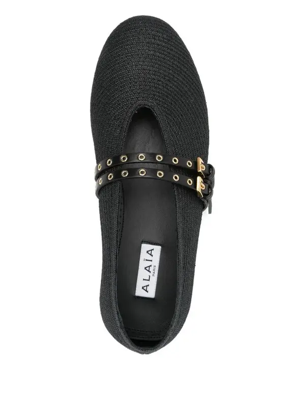 Alaïa Leather Ballet Flats