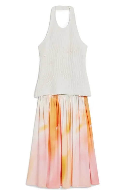 Desigual Halter Neck Maxi Dress