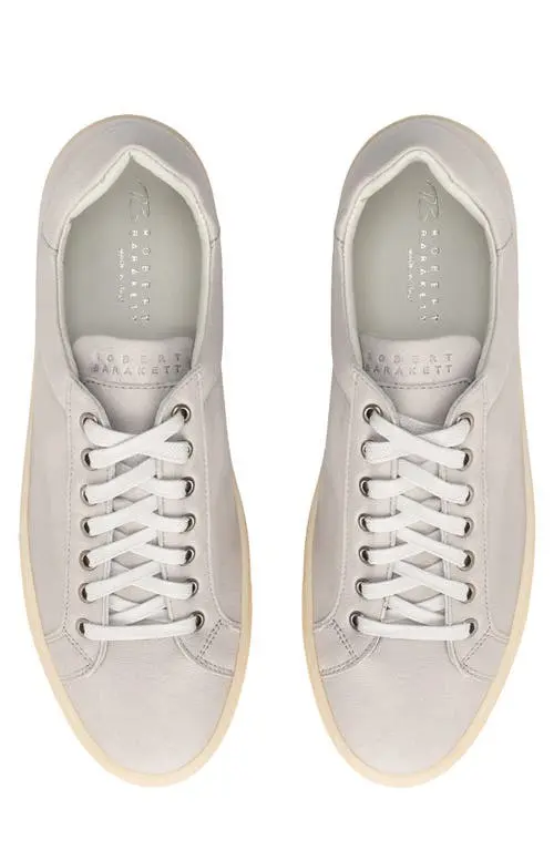 Robert Barakett Terrence Low Top Leather Sneaker - Stone