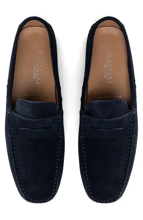 Robert Barakett Conor Suede Driving Loafer - Blue