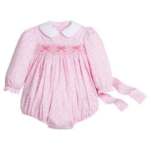 LITTLE ENGLISH Smocked Natalie Bubble