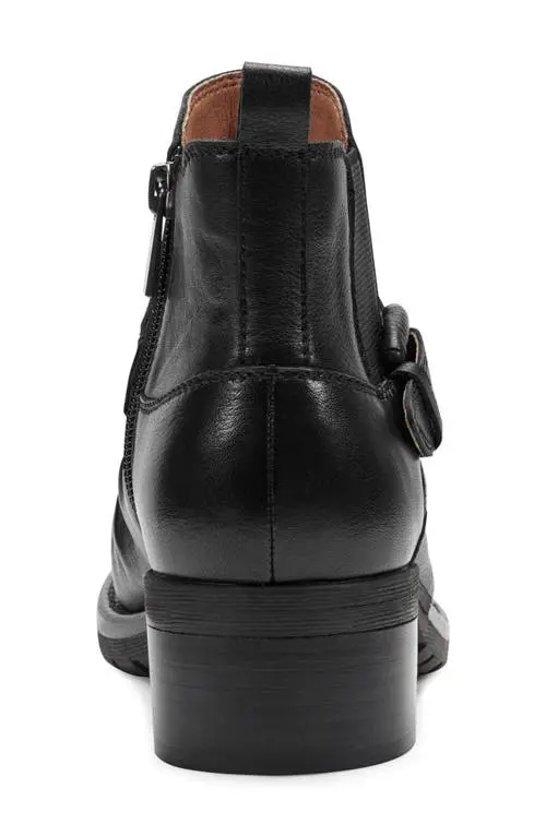 Earth Ruched Bootie - Black 02