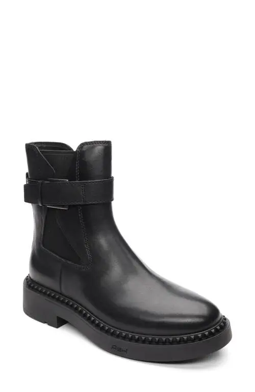 Ash Margot Moto Bootie - Black