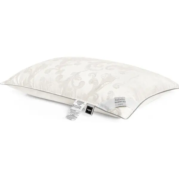TOGAS Infinity Mulberry Silk Pillow - White