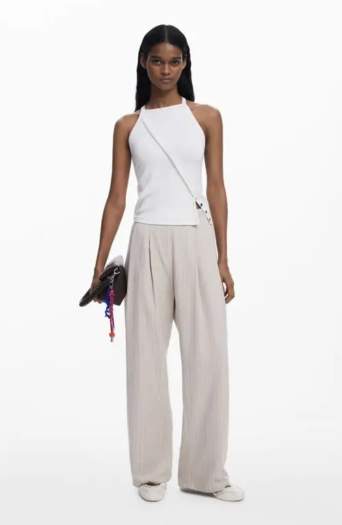 Desigual Pleated Wide-leg Pants