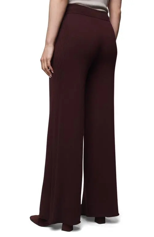 Splendid Georgie Full Length Pants - Dark Plum Purple