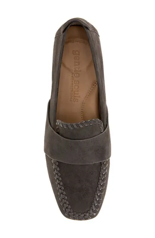 Gentle Souls Sandra Loafer - Brown Suede