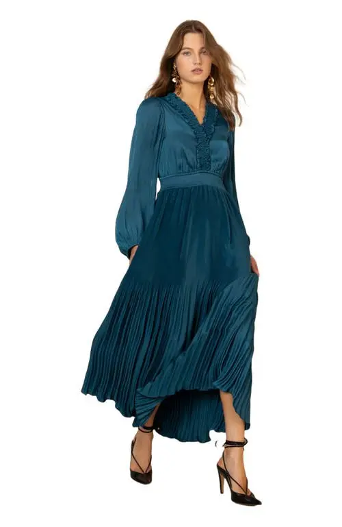 Hale Bob Alisson Charmeuse Maxi Dress