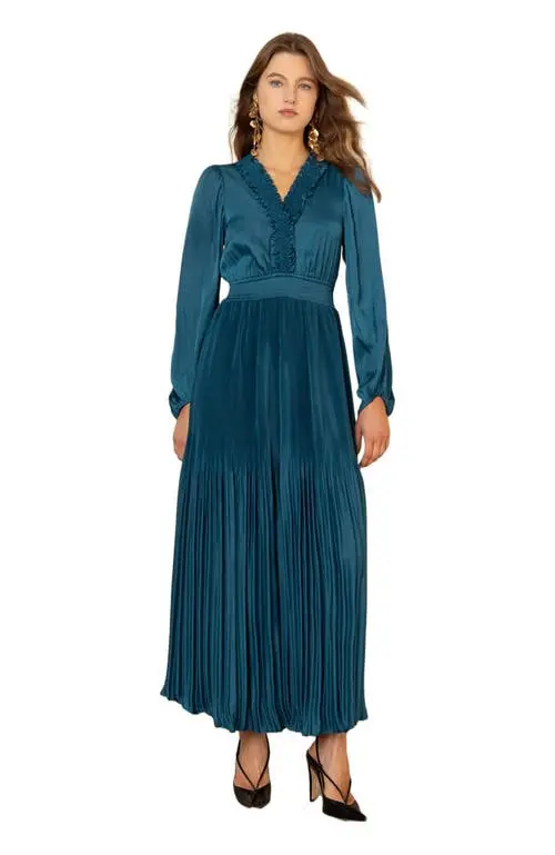 Hale Bob Alisson Charmeuse Maxi Dress