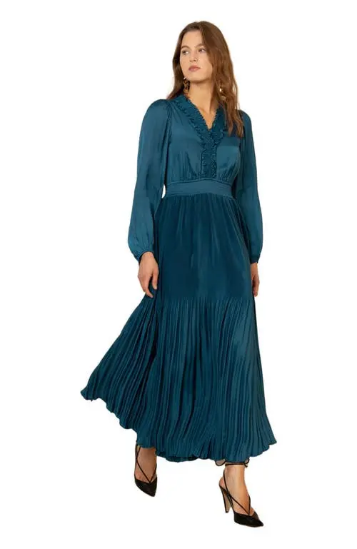 Hale Bob Alisson Charmeuse Maxi Dress