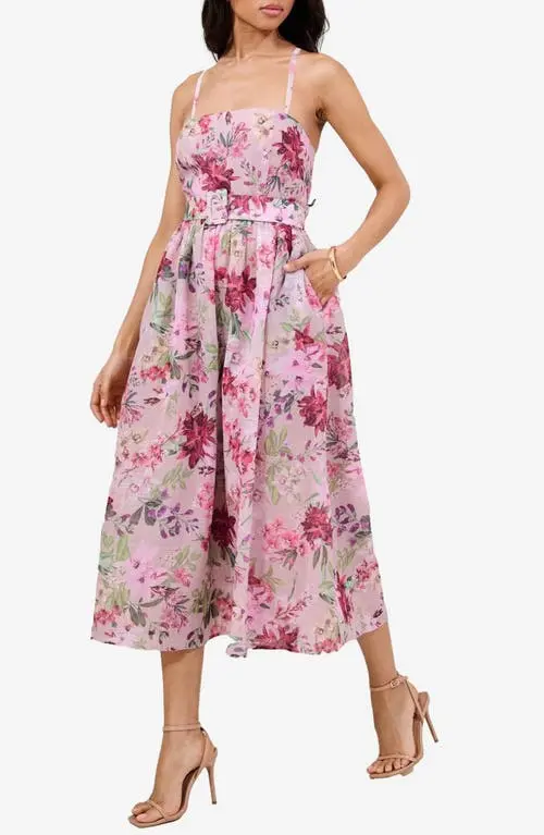 LIPSY Floral Belted Midi Sundress