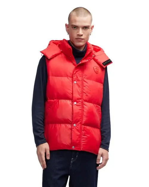 Pajar Channel Quilted Puffer Vest - Current Red