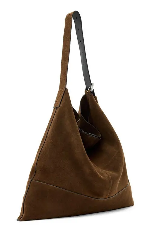ALLSAINTS Asha Suede Shoulder Bag