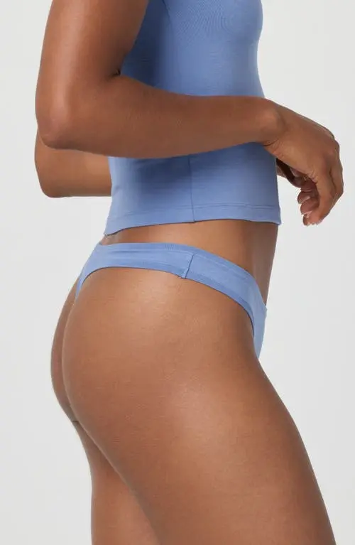 FLORENCE BY MILLS Cotton Blend Thong - Vintage Blue