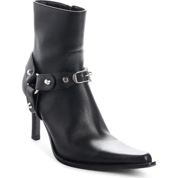 Balenciaga City Harness Bootie - Black/silver