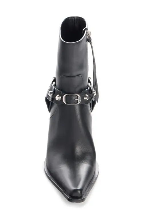 Balenciaga City Harness Bootie - Black/silver