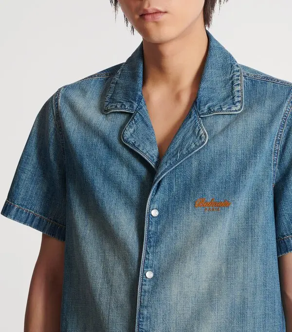 Balmain Denim Pyjama Shirt