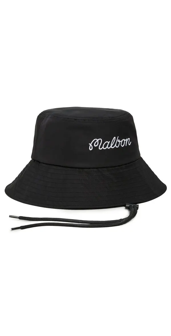 MALBON Bucket Hat - Black