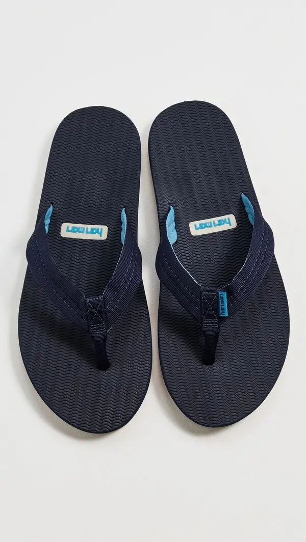 HARI MARI Dunes Flip Flops - Navy