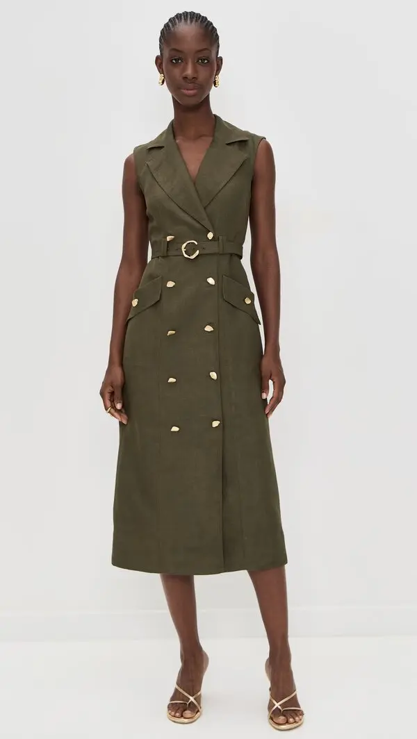 Aje Blake Utility Midi Dress