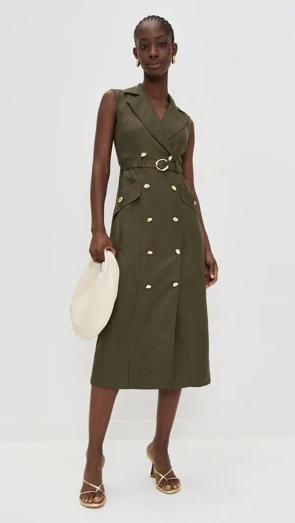 Aje Blake Utility Midi Dress