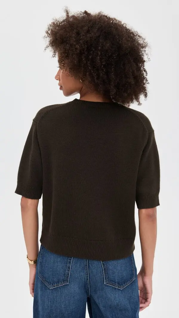 Theory Cashmere Crop Tee