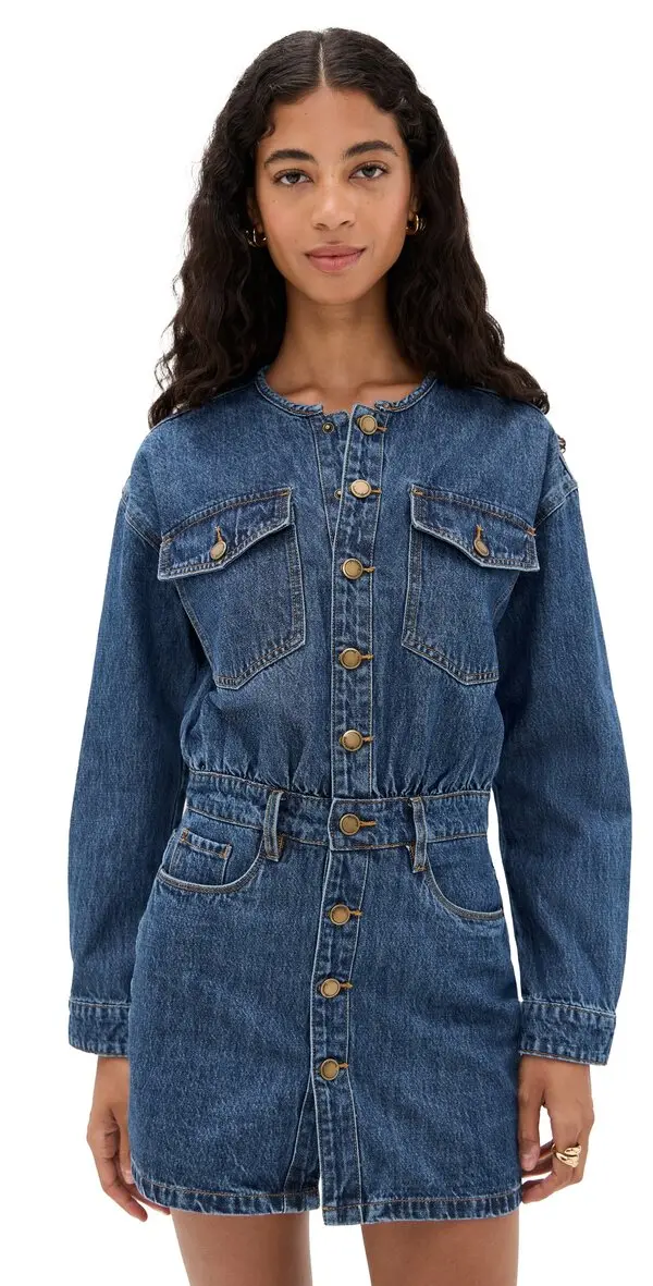 Blanknyc Ready Set Go Denim Mini Dress