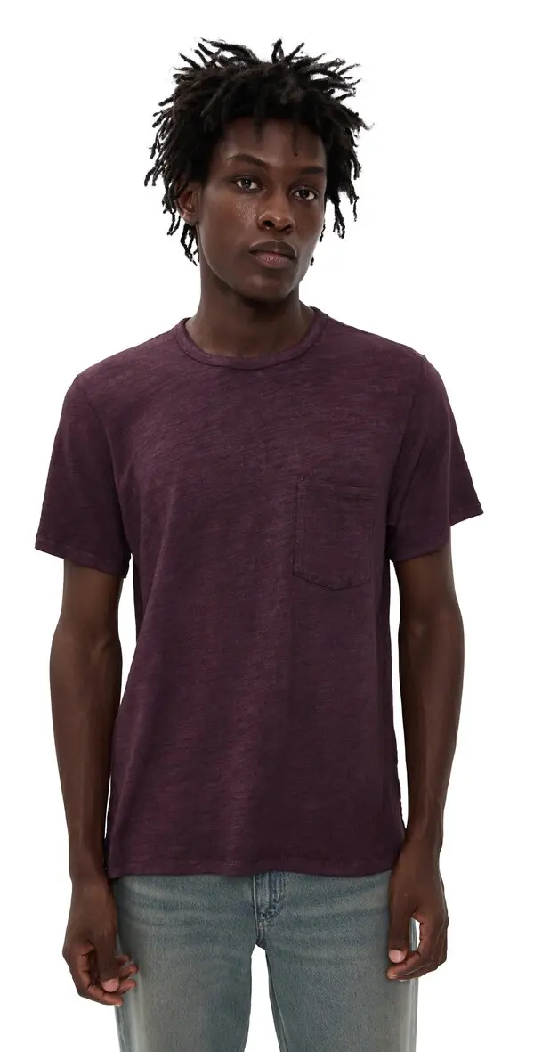 Rag & Bone Washed Classic Flame Tee