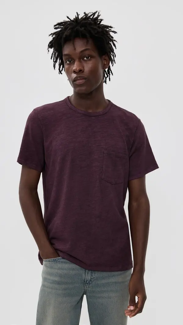 Rag & Bone Washed Classic Flame Tee