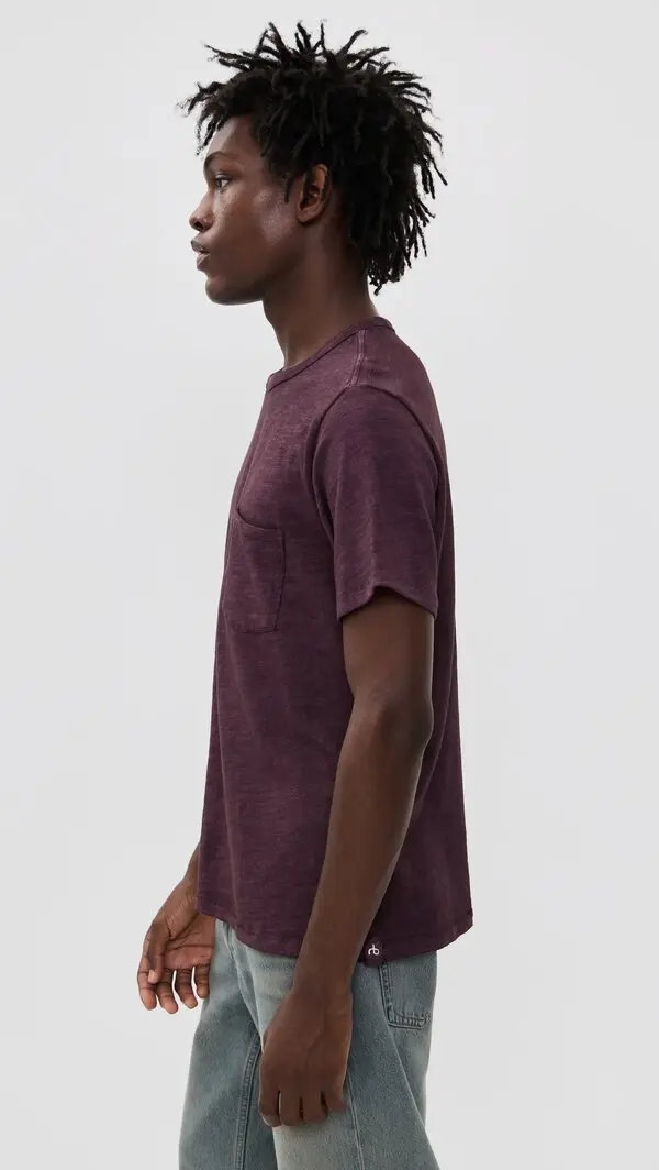 Rag & Bone Washed Classic Flame Tee