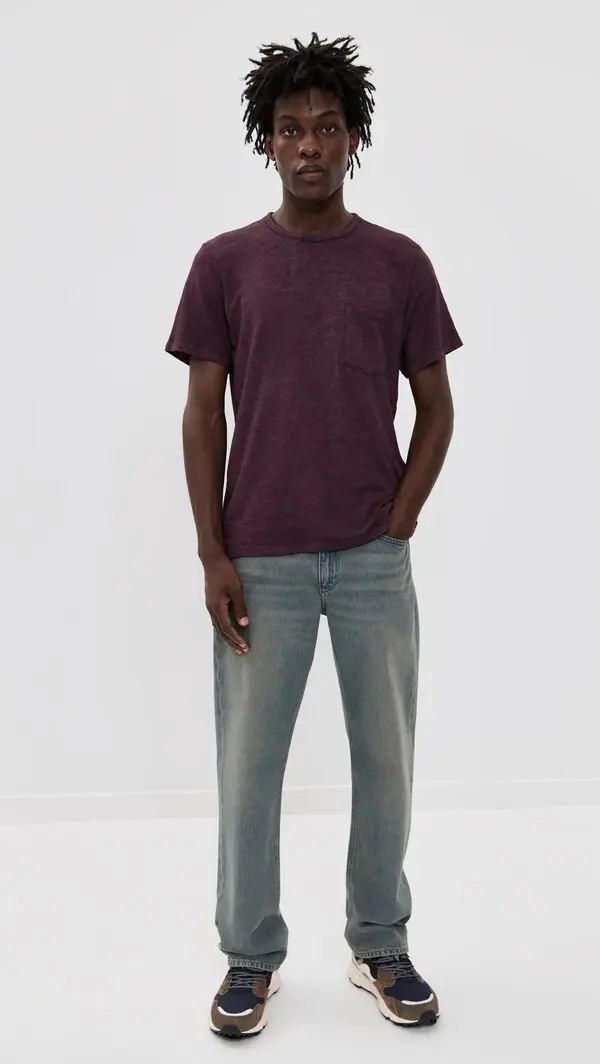 Rag & Bone Washed Classic Flame Tee