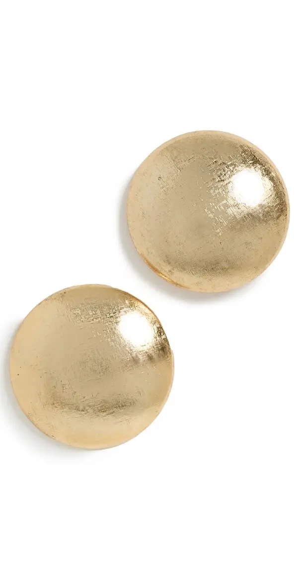 LELET NY Kelly Dome Stud Earrings - Gold