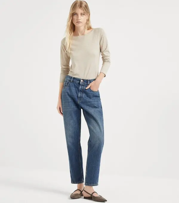 Brunello Cucinelli Cashmere-silk-blend Sweater - Beige