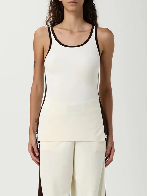 Elisabetta Franchi Tank Top - Milk