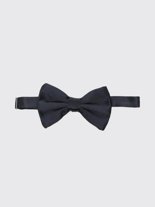 Giorgio Armani Silk Bow Tie - Blue