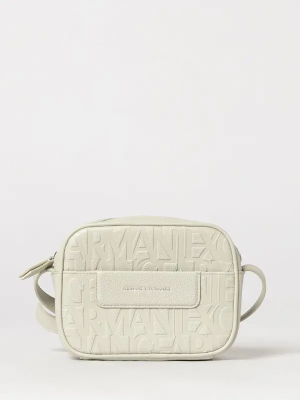 Armani Exchange Embossed Logo Camera Bag - Sand