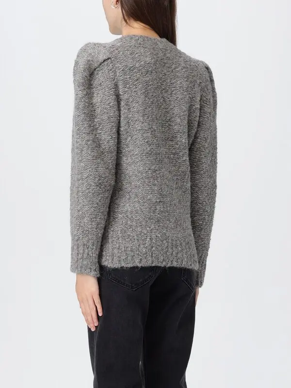 Isabel Marant Étoile Textured Puff Sleeve Sweater - Grey