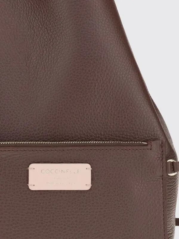 COCCINELLE C-easy Tumbled Shoulder Bag - Red