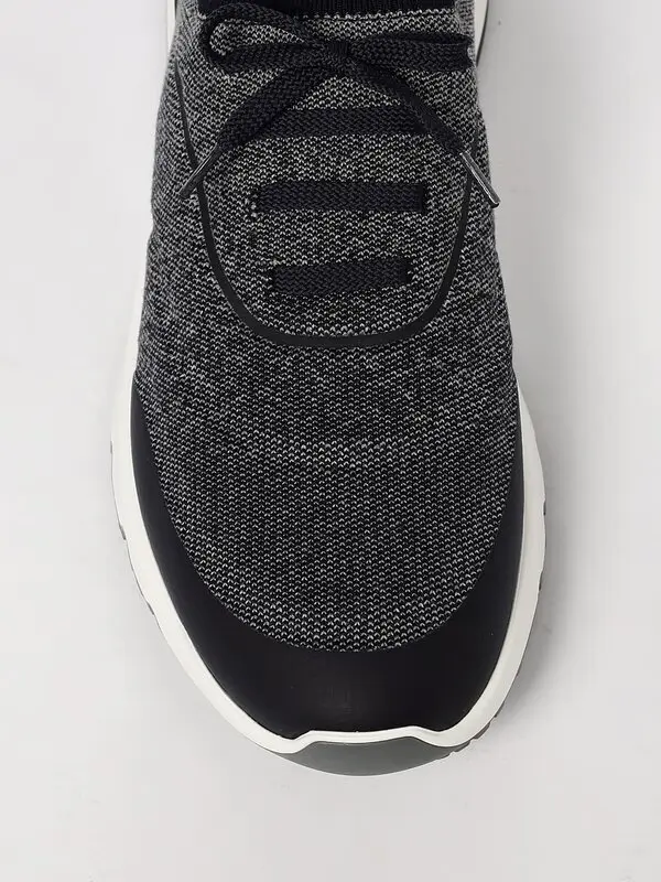 Brunello Cucinelli Lace-up Knit Sneakers - Blue