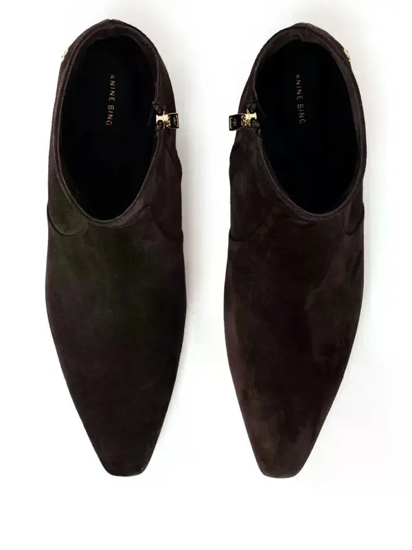ANINE BING Freya Pointed-toe Boots