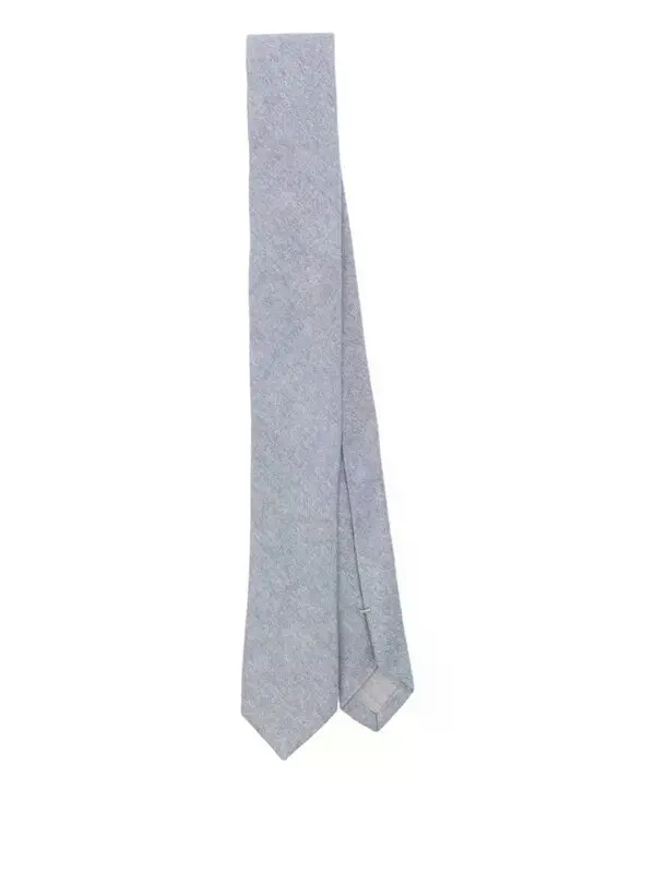 Eleventy Pointed-tip Neck Tie - Blue
