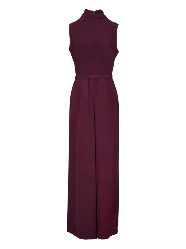 Adam Lippes Cowl-neck Belted Jumpsuit